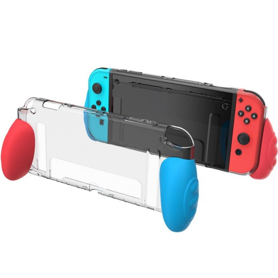 IINE Nintendo Switch OLED Grip Case -Blue/Red L651 | Rimedia